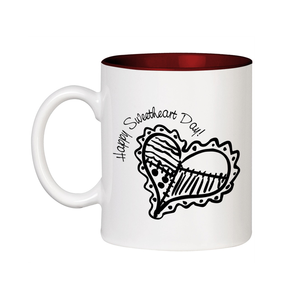 Coffee Mug Happy Sweetheart Day Holidays and Occasions Valentines Day ...